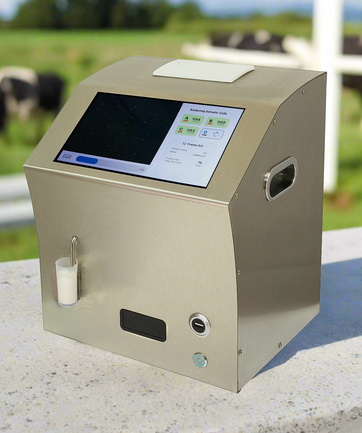 SomaticScan Combo-Automated Somatic Cell Counter and Milkanalyzer